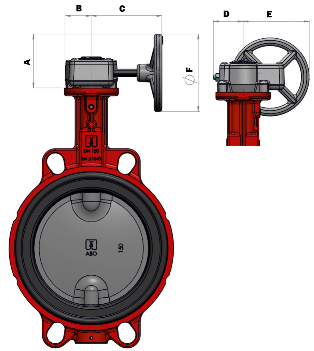 Resilient seated butterfly valves Series 600 | ABO valve, s.r.o.