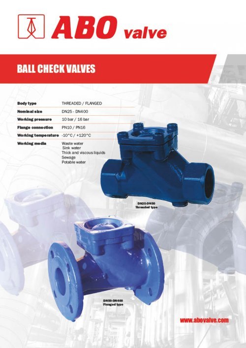 Kohouty a ventily | ABO valve, s.r.o.