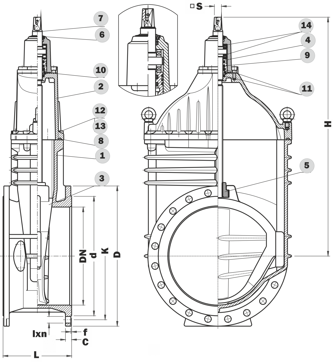 Resilient seated Gate Valves Series 421 / 420 | ABO valve, s.r.o.