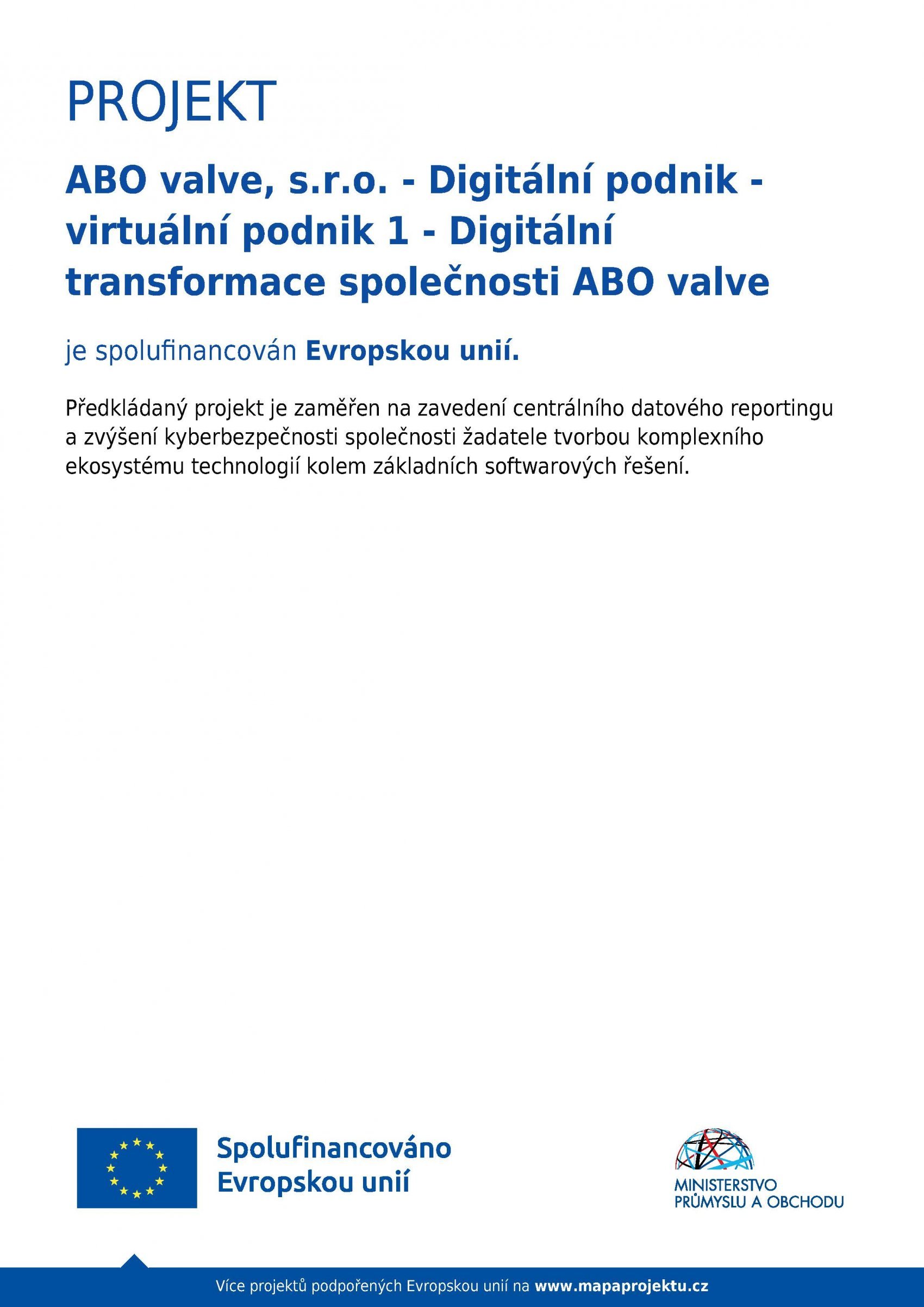 ABO valve, s.r.o. - Digital enterprise - virtual enterprise 1 - Digital ...
